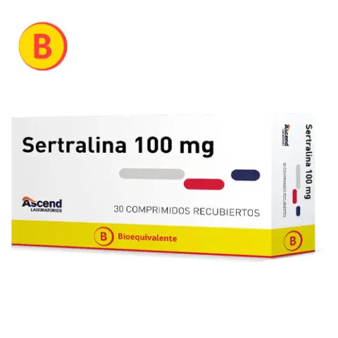 Sertralina 100 x 30 Comprimidos - EcoFarmacias