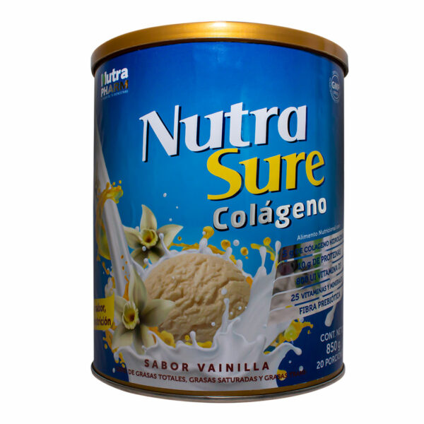 Nutra Sure Colágeno Sabor Vainilla 850g - EcoFarmacias