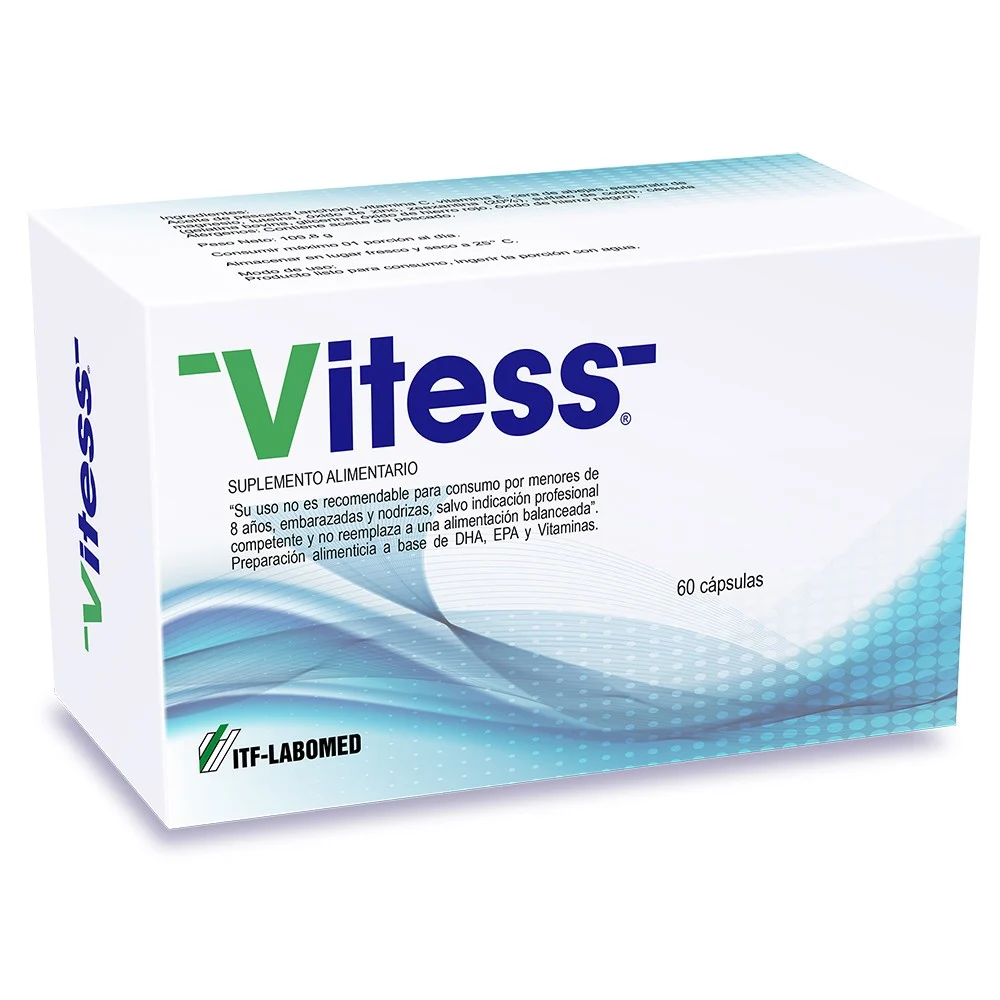 Vitess DHA EPA y Vitaminas x 30 Capsulas - EcoFarmacias