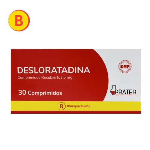 Desloratadina 5 mg x 30 Comprimidos Recubiertos - EcoFarmacias