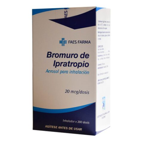 Bromuro de ipratropio 20 mcg x 200 dosis (Cenabast) - EcoFarmacias