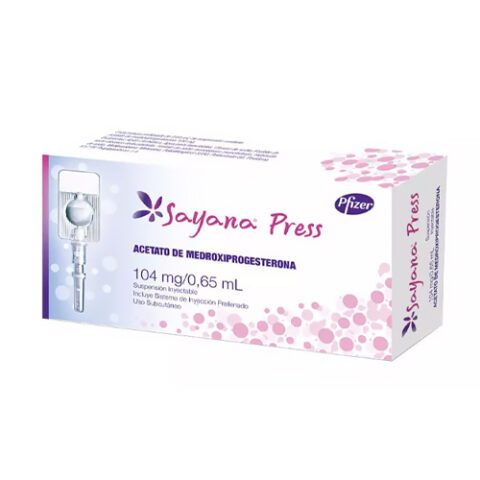 Sayana Press Suspension Inyectable 104 Mg/0,65 Ml (Pfizer) (Cenabast ...