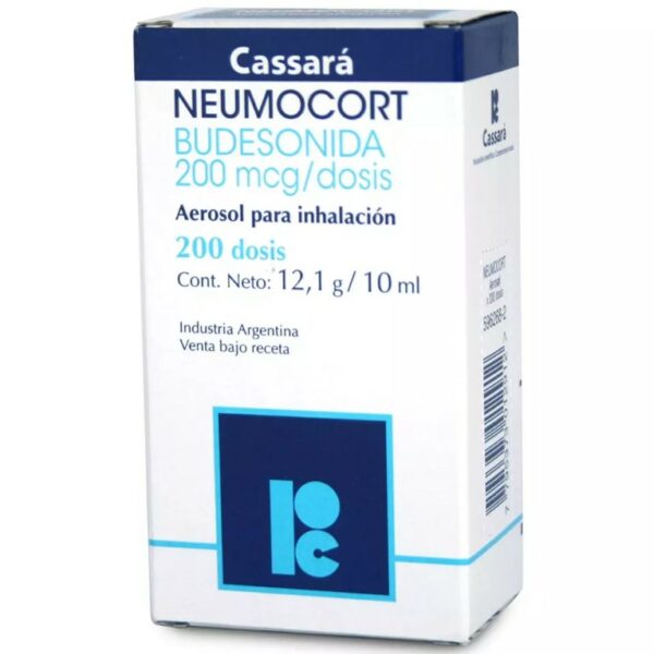 Neumocort Budesonida 200mcg Inhalador 200 Dosis - EcoFarmacias