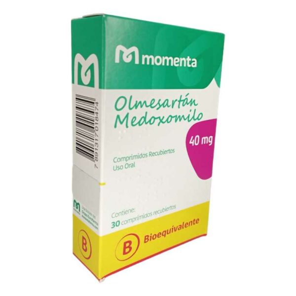 Olmesartan Medoxomil 40 mg x 30 Comprimidos - EcoFarmacias