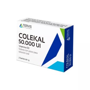 Colekal Colecalciferol 50.000 UI 2 Sachet 1 Gr - EcoFarmacias