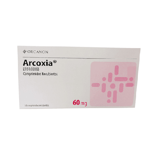Arcoxia 60 Mg 14 Comprimidos Recubiertos Organon Cenabast DESCUENTO ...