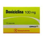 Doxicilina 100 mg 10 Cápsulas - EcoFarmacias