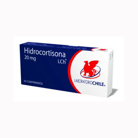 Hidrocortisona 20g Laboratorio Chile 20 comprimidos - EcoFarmacias