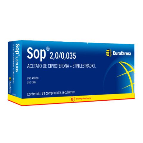 Sop 2,0 / 0,035 x 21 comprimidos recubiertos - EcoFarmacias