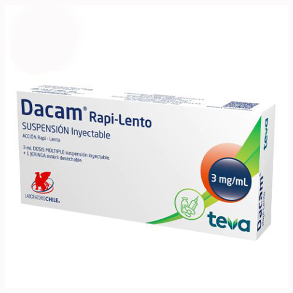 Dacam Rapi-Lento 3mg/ml Inyectable 1 Jeringa DESCUENTO - EcoFarmacias