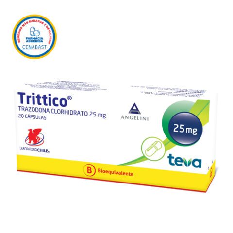Trittico 25 mg x 20 cápsulas (Cenabast) - EcoFarmacias