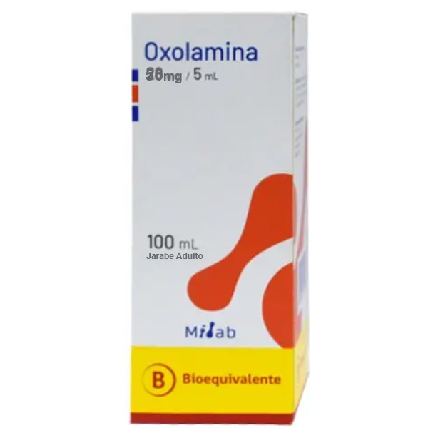 Oxolamina 50mg / 5ml 100m jarabe adulto DESCUENTO - EcoFarmacias
