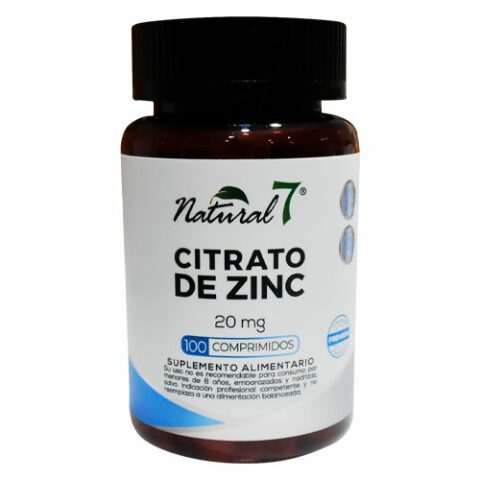 Citrato de Zinc 20 mg x 100 comprimidos N7 - EcoFarmacias