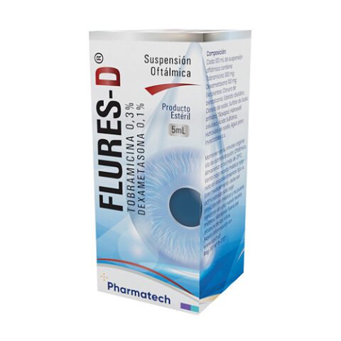 Flures-D Suspensión Oftálmica 5 mL - EcoFarmacias