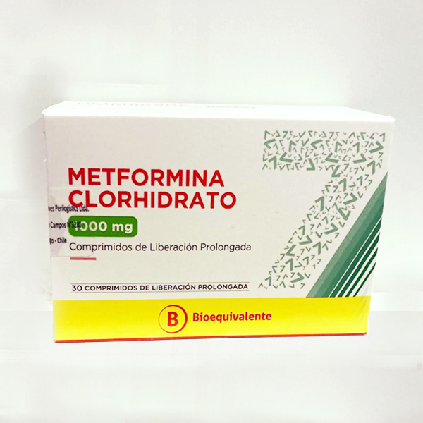 Metformina XR 1000mg x 30 comp liberación prolongada Seven Pharma ...