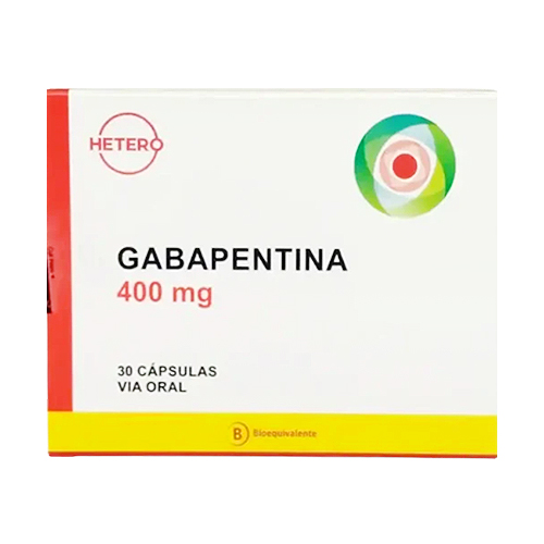 Gabapentina 400 mg x 30 cápsulas - EcoFarmacias