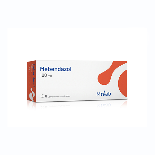 Mebendazol 100 mg 6 comprimidos MiLab DESCUENTO - EcoFarmacias