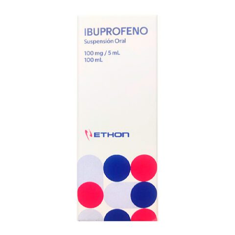 Ibuprofeno Suspension Oral 100mg/5ml 100ml (Ethon) (Cenabast ...
