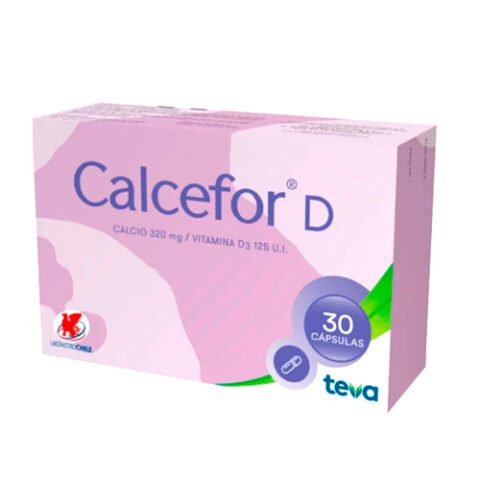Calcefor-D x 30 cápsulas - EcoFarmacias
