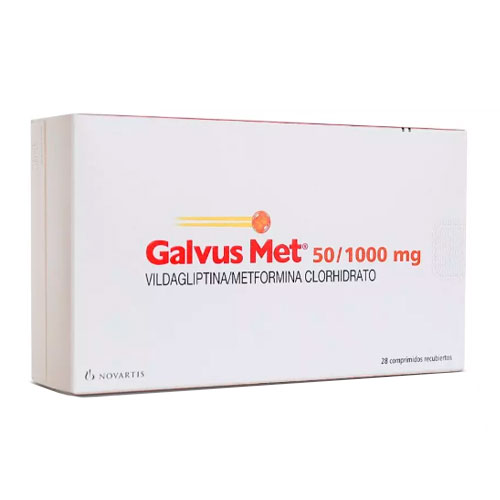 Galvus Met 50/1000 x 28 Comprimidos Recubiertos - EcoFarmacias