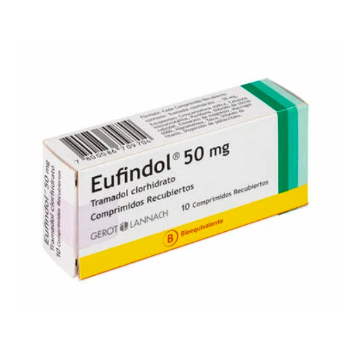 Eufindol 50 mg x 10 comprimidos - EcoFarmacias