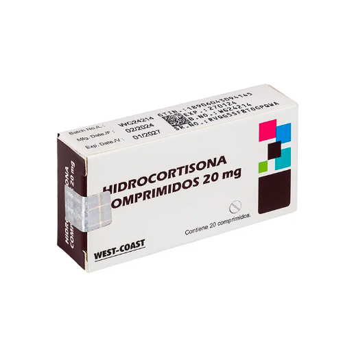 Hidrocortisona 20 mg x 20 Comprimidos - EcoFarmacias