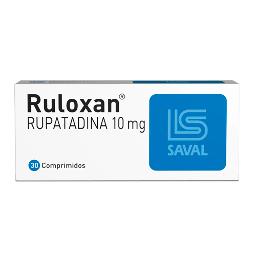 Ruloxan Rupatadina 10 mg 30 Comprimidos - EcoFarmacias