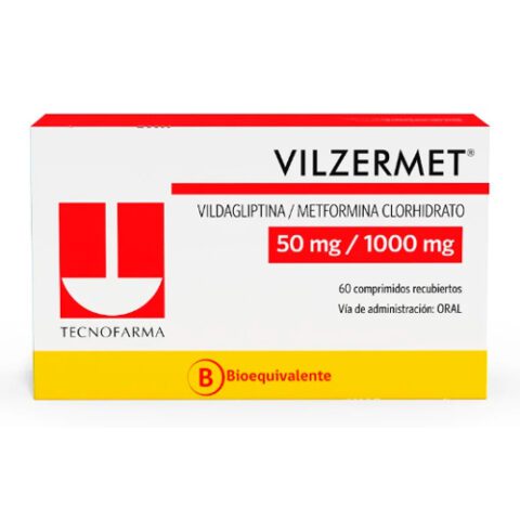 Vilzermet 50 / 1000 mg x 60 Comprimidos Recubiertos - EcoFarmacias