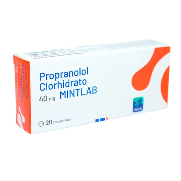 Propanolol Clorhidrato 40 mg x 20 comprimidos Mintlab DESCUENTO ...