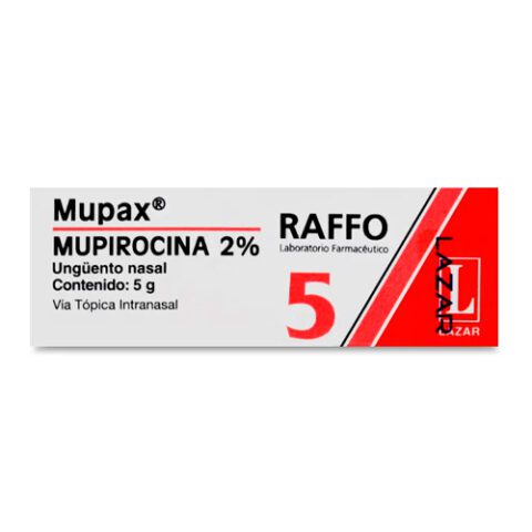 Mupax Mupirocina 2% Unguento Nasal 5 gr - EcoFarmacias