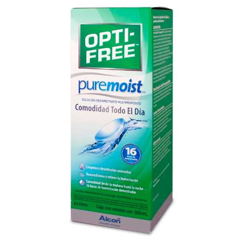 Opti-free Pure Moist Solución 300 mL - EcoFarmacias