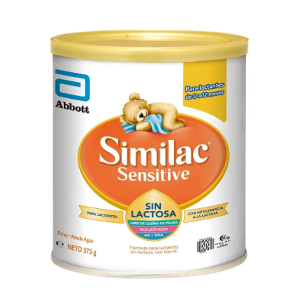 Similac Sensitive sin lactosa 375g DESCUENTO - EcoFarmacias