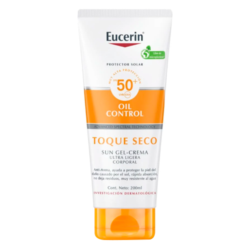Eucerin Protector Solar Antiox FPS50+ toque seco x 200 ml - EcoFarmacias