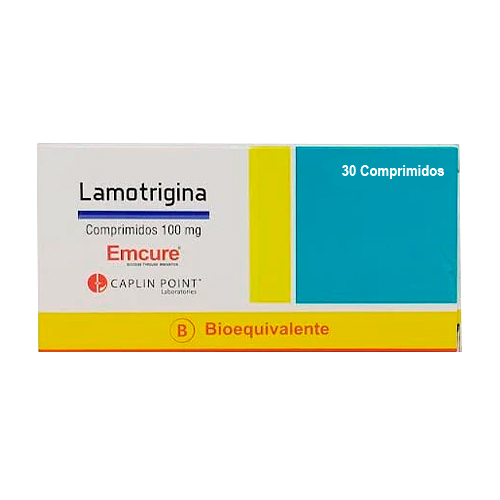 Lamotrigina 100 mg x 30 comprimidos - EcoFarmacias