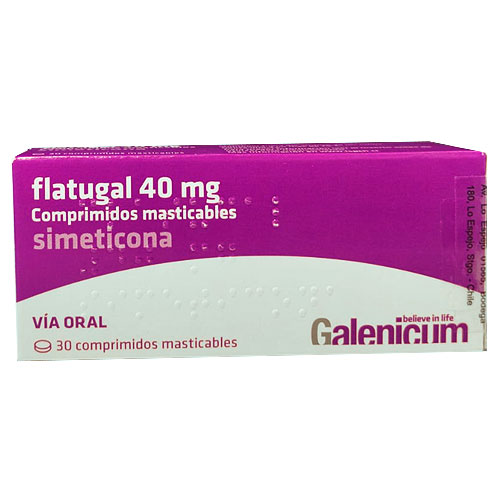 Flatugal Simeticona 40 mg x 30 comprimidos masticables - EcoFarmacias